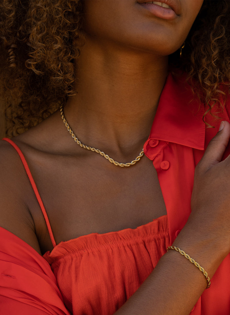 Collier Chaîne Femme de Créateur | L'Atelier Emma&Chloé